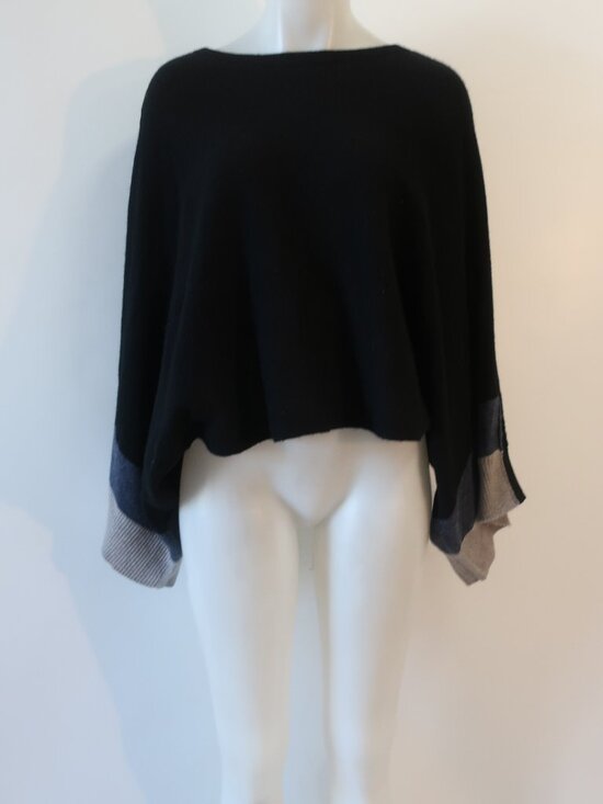 Tina Demel | Sweaters | S Nwt Womens Tina Demel 0 Cashmere Harbor Block ...